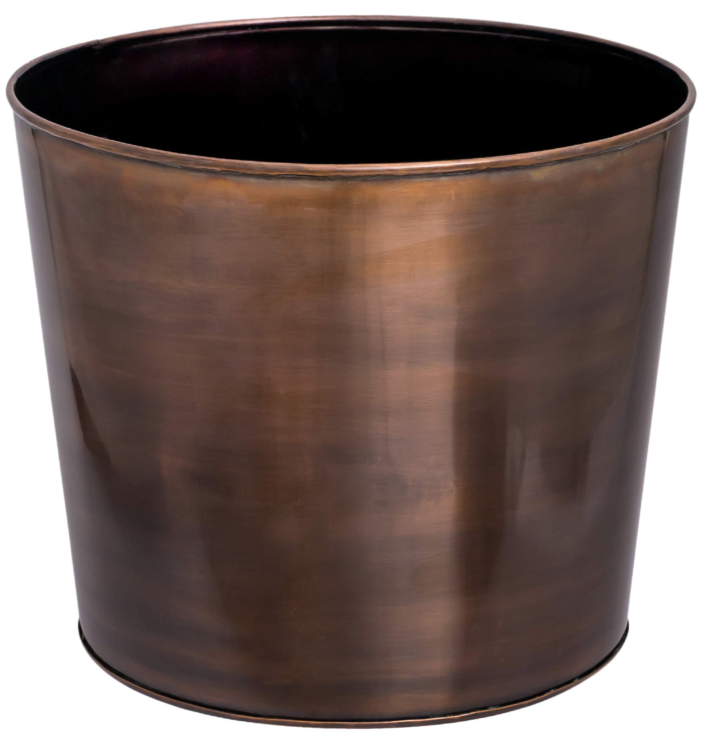 H Potter Large Tall Planter Pot Outdoor Indoor Copper Flower Decorative Weather Resistant Garden Deck Patio GAR568