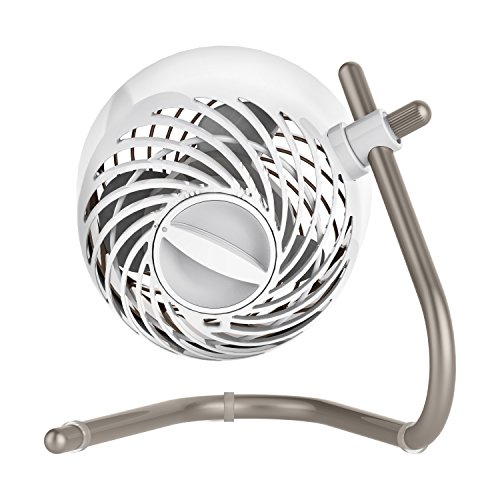 Vornado Pivot Personal Air Circulator Fan, 6-inch, Quiet Portable Travel Fan, 3 Speeds, Champagne