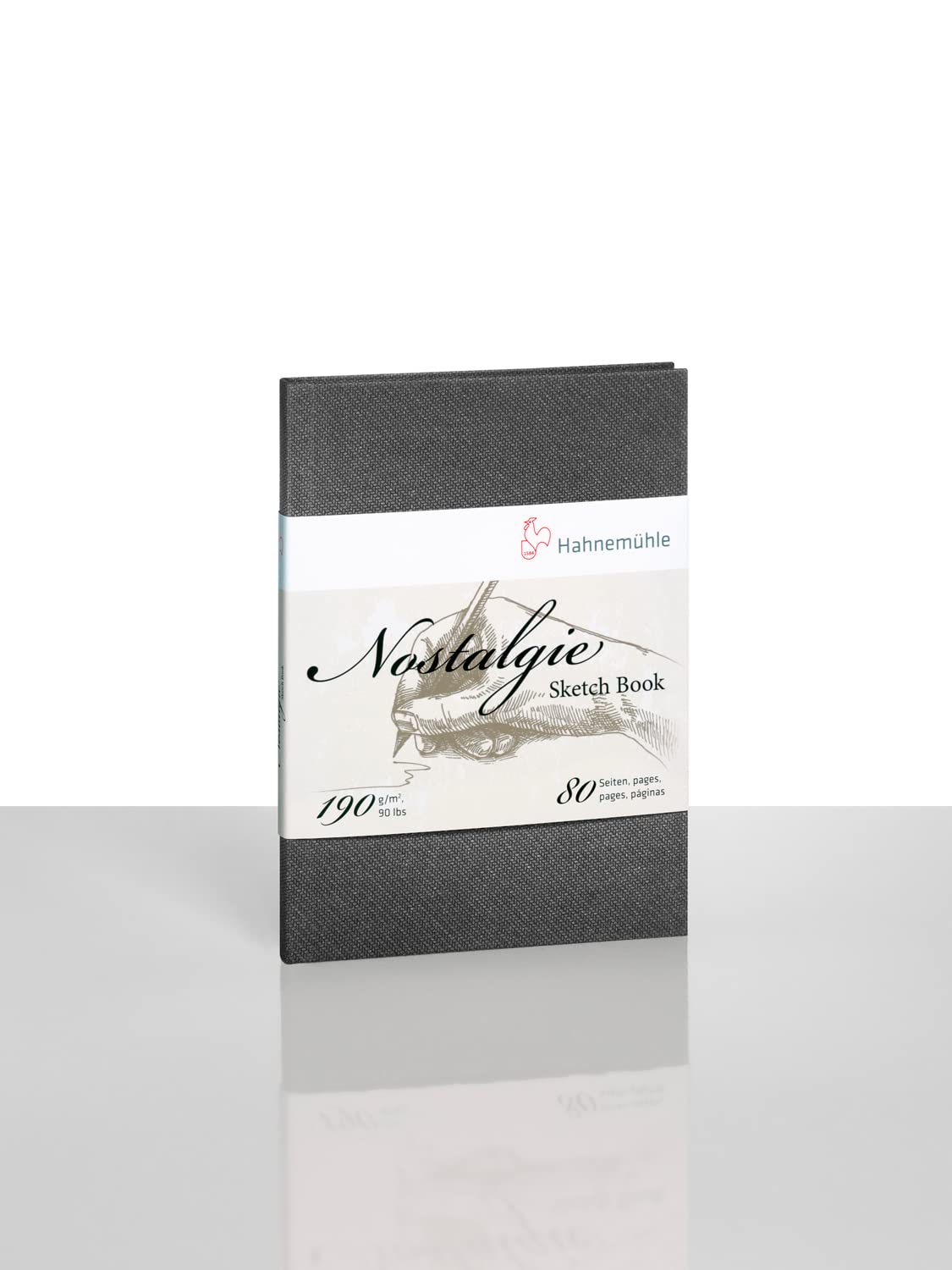 Nostalgie Sketch Book 190g/m², Drawing Notebook, A5, Portrait, 40 fls