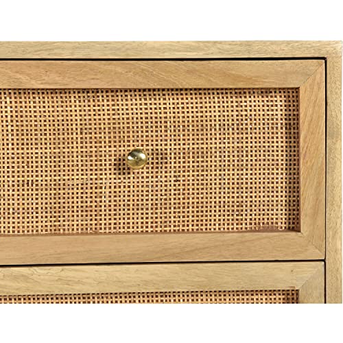 Cambridge Parkview 3-Drawer Mango Wood Chest in Natural, 33.5"W x 18"D x 31.5"H, 988010-NAT