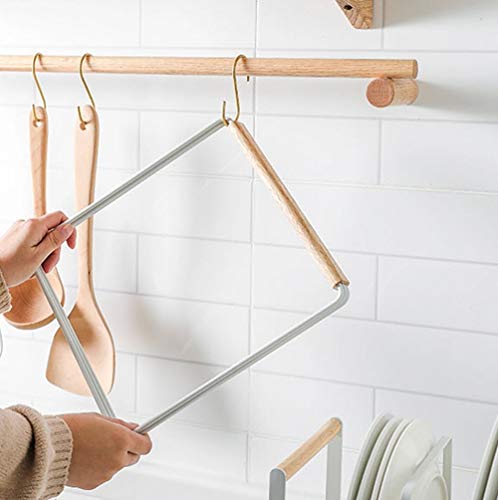 siyue Folding Countertop Dishcloth Drying Rack, 3 Arm Dish Cloth Rag Towel Rack, Minimalist Designed Dishcloth Hanging Rack Organizer, White