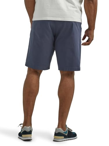 Lee Men's Big & Tall Extreme Motion Flat Front Short, Navy, 48