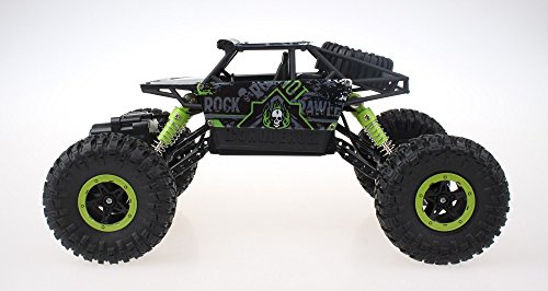 Click N' Play Remote Control Car 4WD Off Road Rock Crawler Vehicle 2.4 GHz, Green