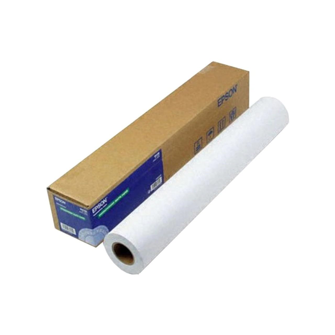 Epson Singleweight Matte Paper, 2" Core, 5 Mil, 17" X 131 Ft, Matte White