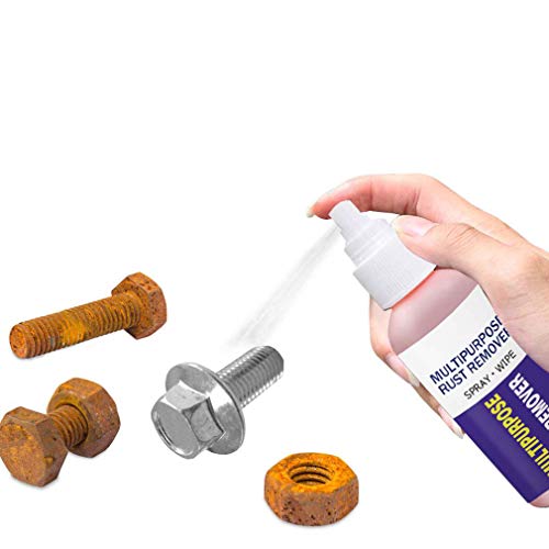 RustOut Instant Remover Spray 100ML - Rust Stain Remover - Easily Clean - For Metal Parts, Rollers, Door Hinges and Brake Parts, Anti Corrosion and Anti Rust, For RVs, Boats, Cars (B)