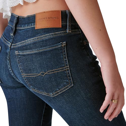 Lucky Brand womens Mid Rise Sweet Straight Jean, Twilight Blue, 25W x 29L US