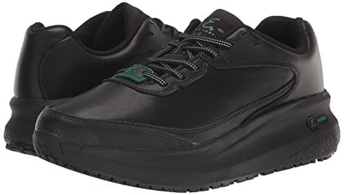 Emeril Lagasse Women's Odin Ez-Fit Slip-Resistant Work Shoe, Black Leather, 8 M US