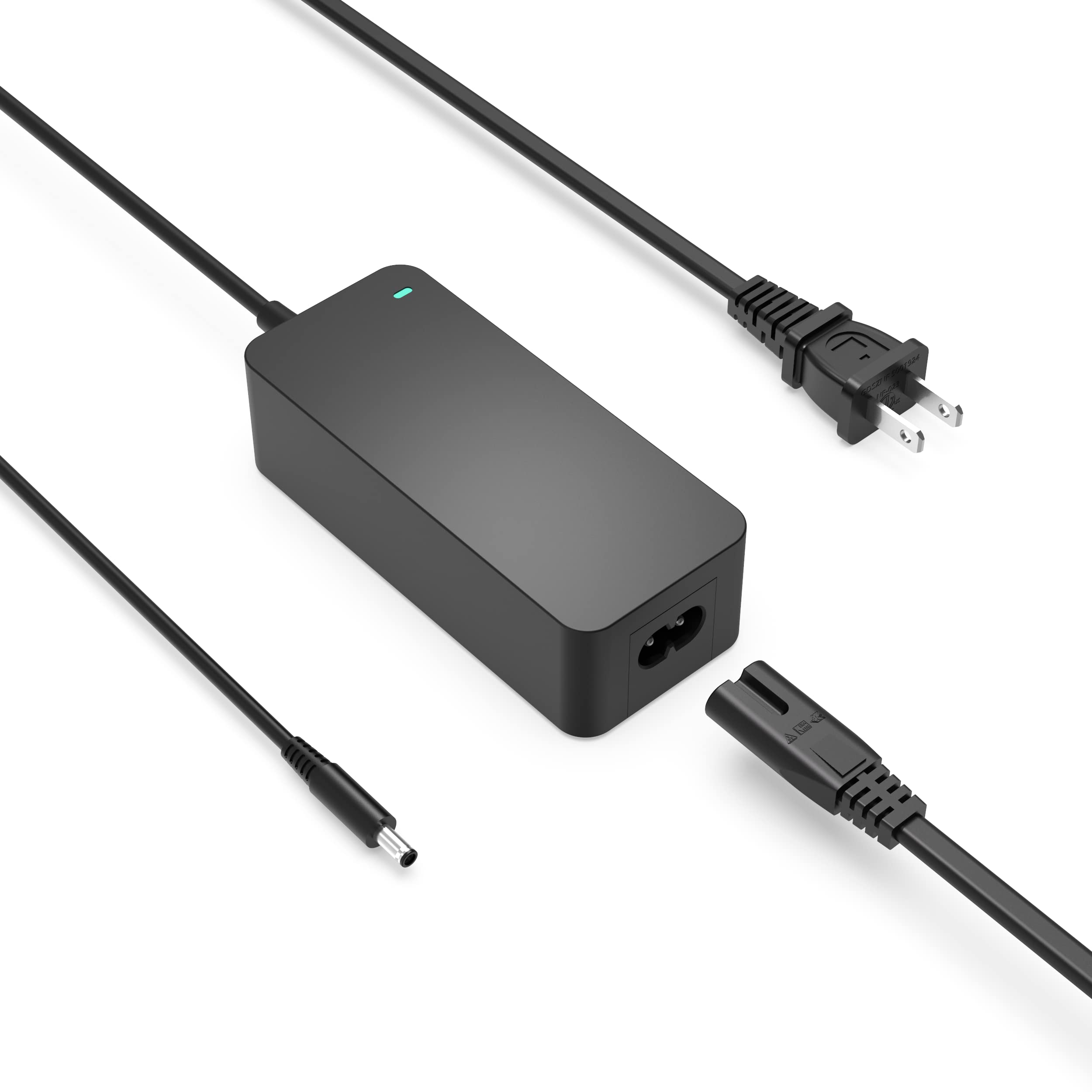 65W Laptop Charger Fit for Dell Inspiron 7506 P97F003 15 2in1 Laptop AC Power Supply Adapter Cord