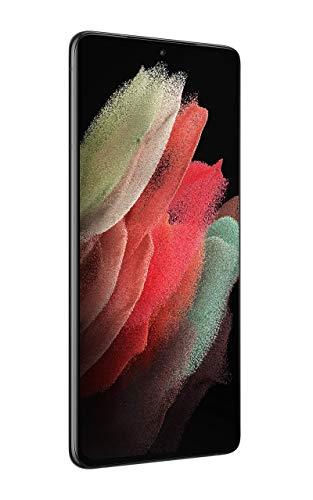 Samsung Electronics Samsung Galaxy S21 Ultra 5G | Factory Unlocked Android Cell Phone | US Version 5G Smartphone | Pro-Grade Camera, 108MP High Res | 128GB, Black (SM-G998UZKAXAA) (Renewed)