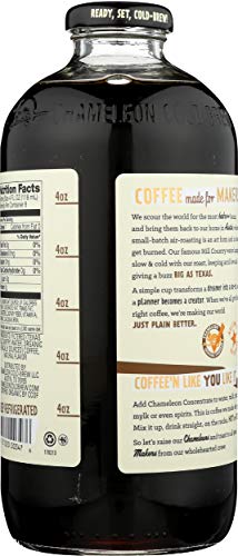 Chameleon Cold-Brew Organic Coffee Concentrate, Caramel, 32 oz