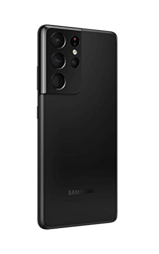 Samsung Electronics Samsung Galaxy S21 Ultra 5G | Factory Unlocked Android Cell Phone | US Version 5G Smartphone | Pro-Grade Camera, 108MP High Res | 128GB, Black (SM-G998UZKAXAA) (Renewed)