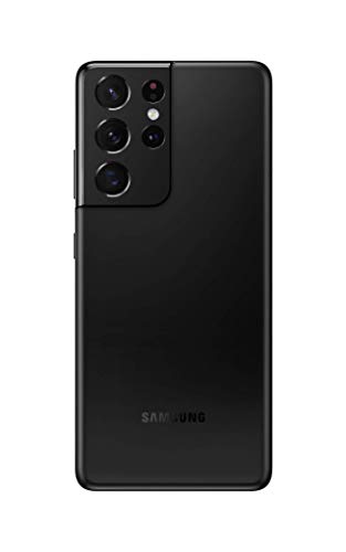 Samsung Electronics Samsung Galaxy S21 Ultra 5G | Factory Unlocked Android Cell Phone | US Version 5G Smartphone | Pro-Grade Camera, 108MP High Res | 128GB, Black (SM-G998UZKAXAA) (Renewed)