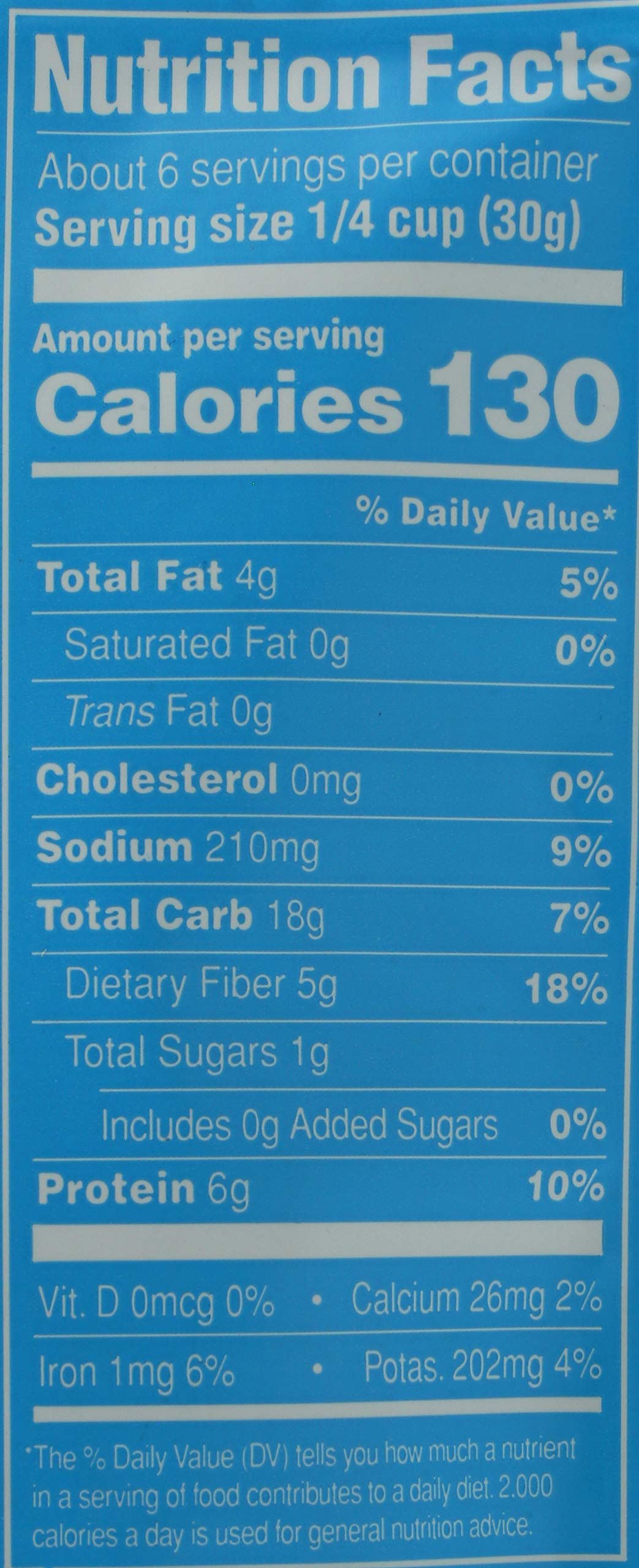 Saffron Road Organic Sea Salt Crunchy Chickpea Snack, 6oz - USDA Organic, Gluten Free, Non-GMO, Halal, Kosher, Vegan