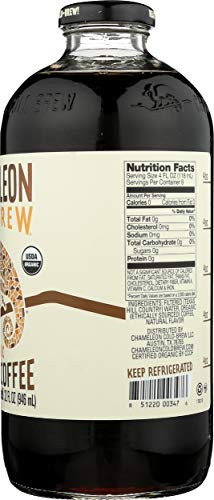 Chameleon Cold-Brew Organic Coffee Concentrate, Caramel, 32 oz
