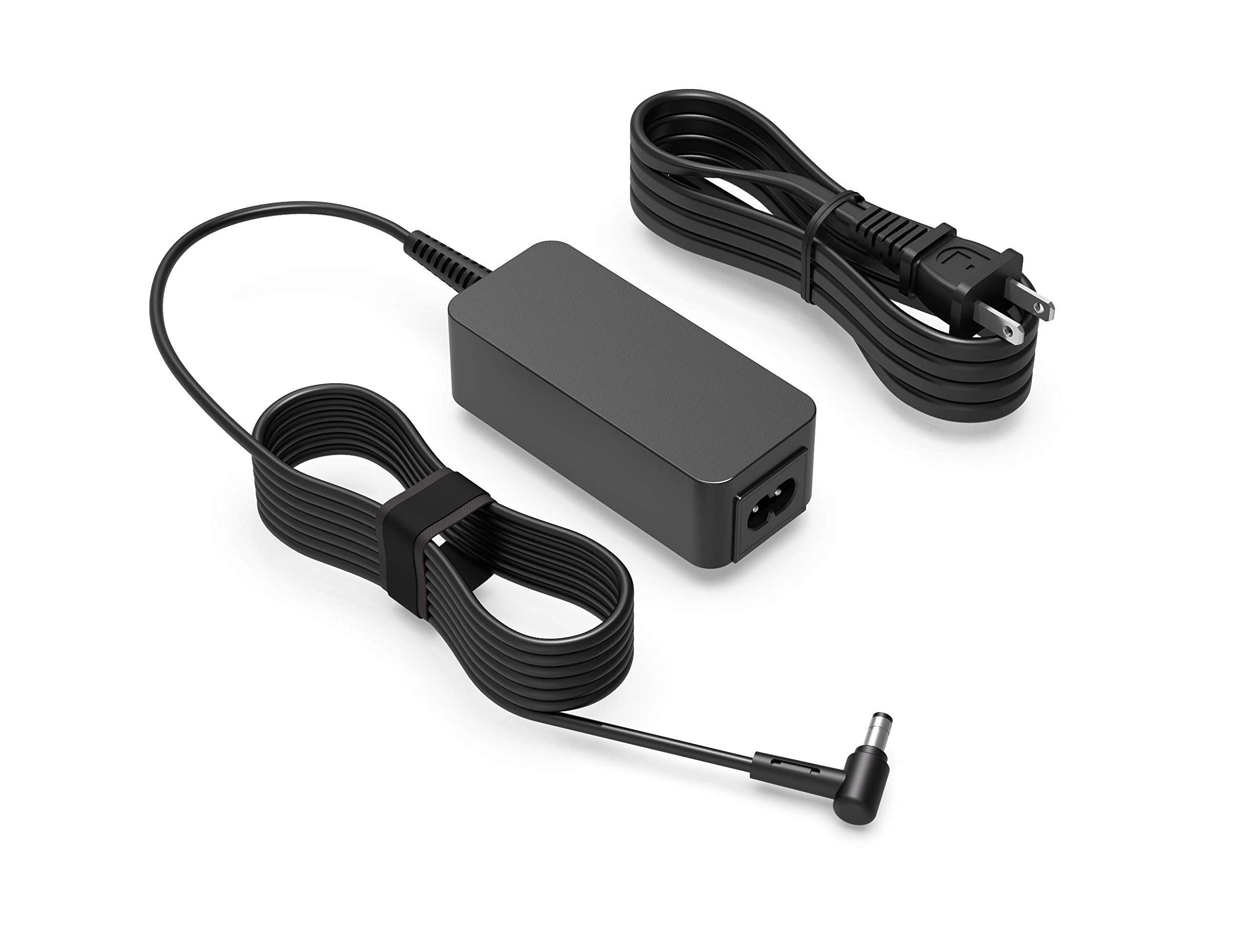 Laptop Charger Fit for Asus Chromebook C202 C202S C202SA C202SA-YS01 C202SA-YS02, (UL Safety Certified), Round Connector, 33W