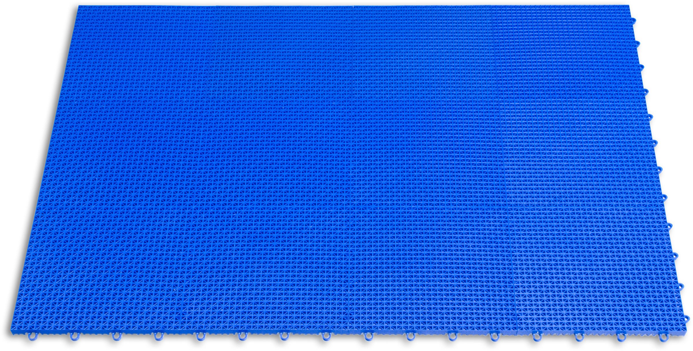 Big Floors DuraGrid Outdoor Modular Deck Tiles, Interlocking, Slip-Resistant, Self-Draining, Durable Plastic Flooring, Easy Install, UV & Water Resistant, Made in USA, 40 Pack, Gray