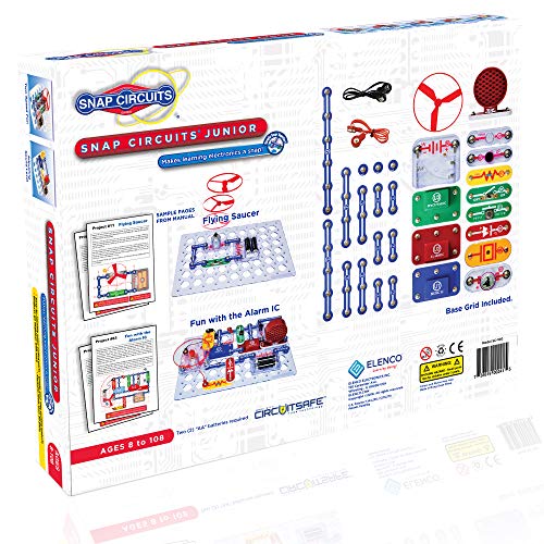 Snap Circuits Beginner, Electronics Exploration Kit, Stem Kit for Ages 5-9 (SCB-20) & Elenco Jr. SC-100