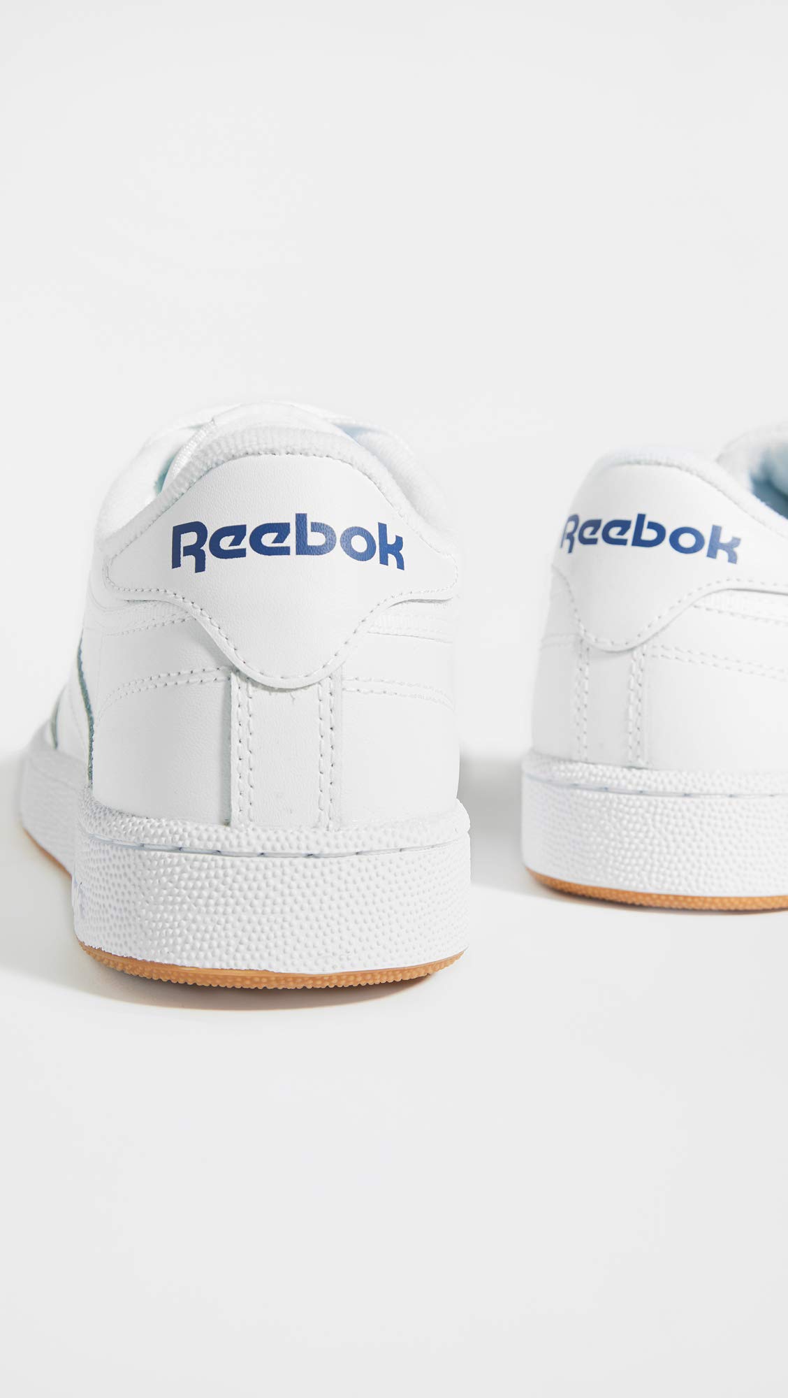 Reebok Men's Club C 85 Fashion-Sneakers, White/Royal-Gum, 9