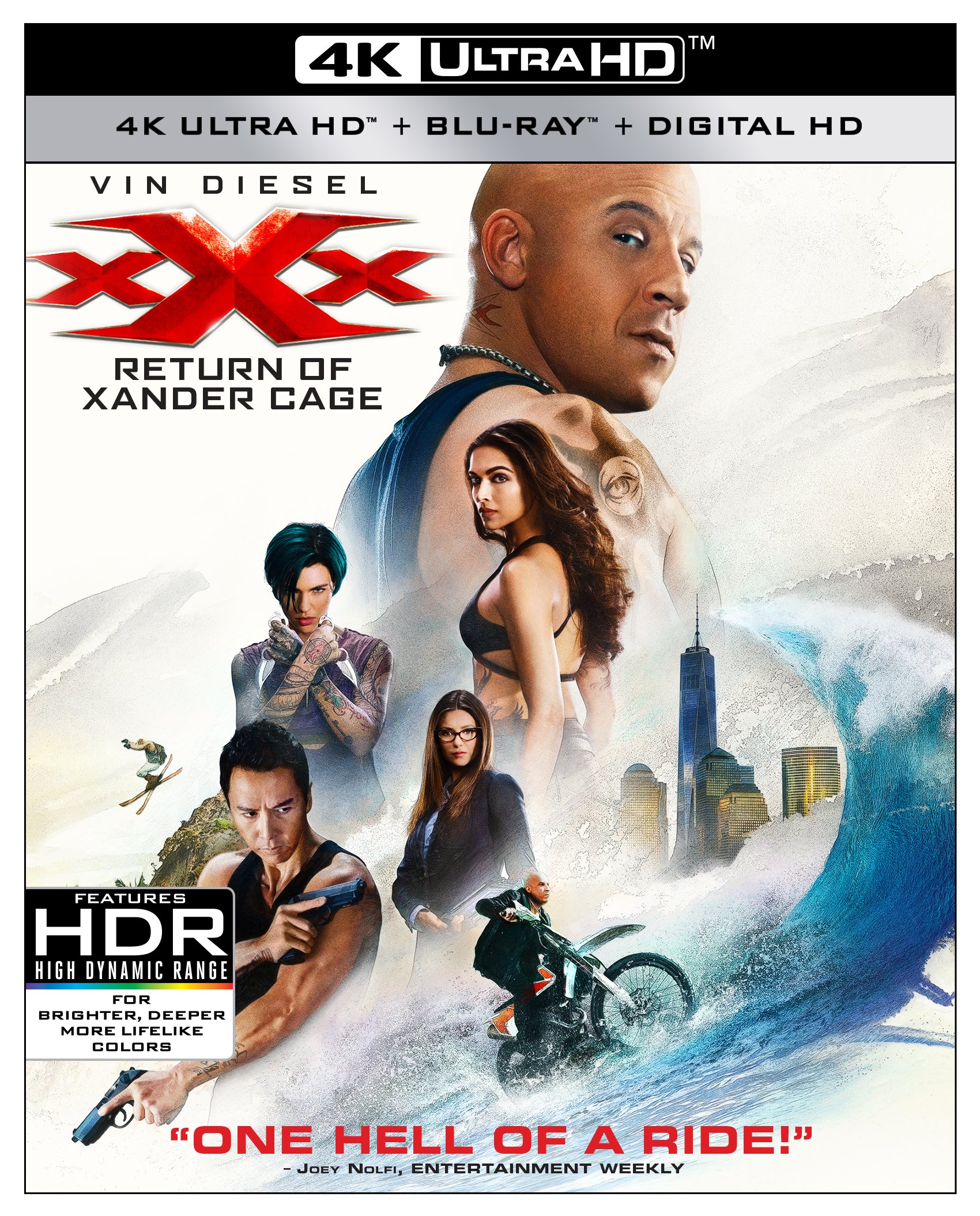 xXx: Return Of Xander Cage (4K UHD + Blu-ray + Digital)