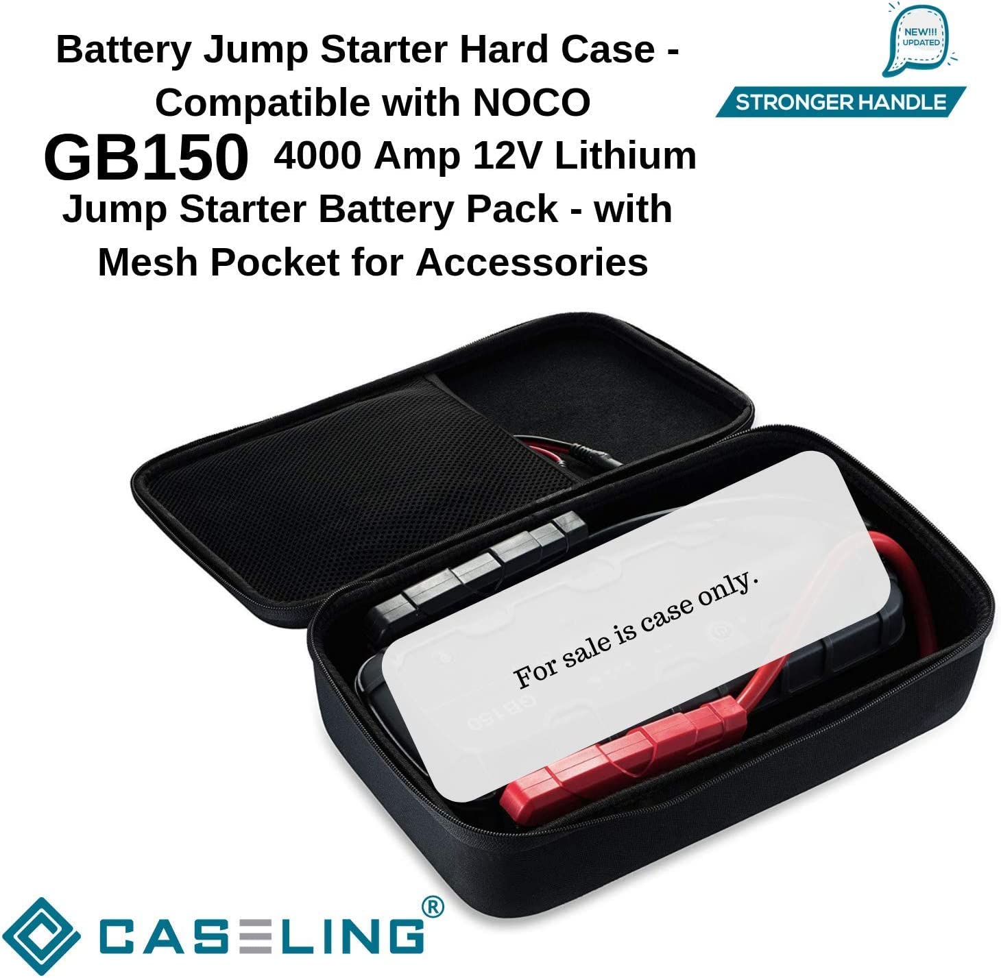 Hard Case Compatible with Boost Pro GB150 3000A UltraSafe Car Battery Jump Starter.