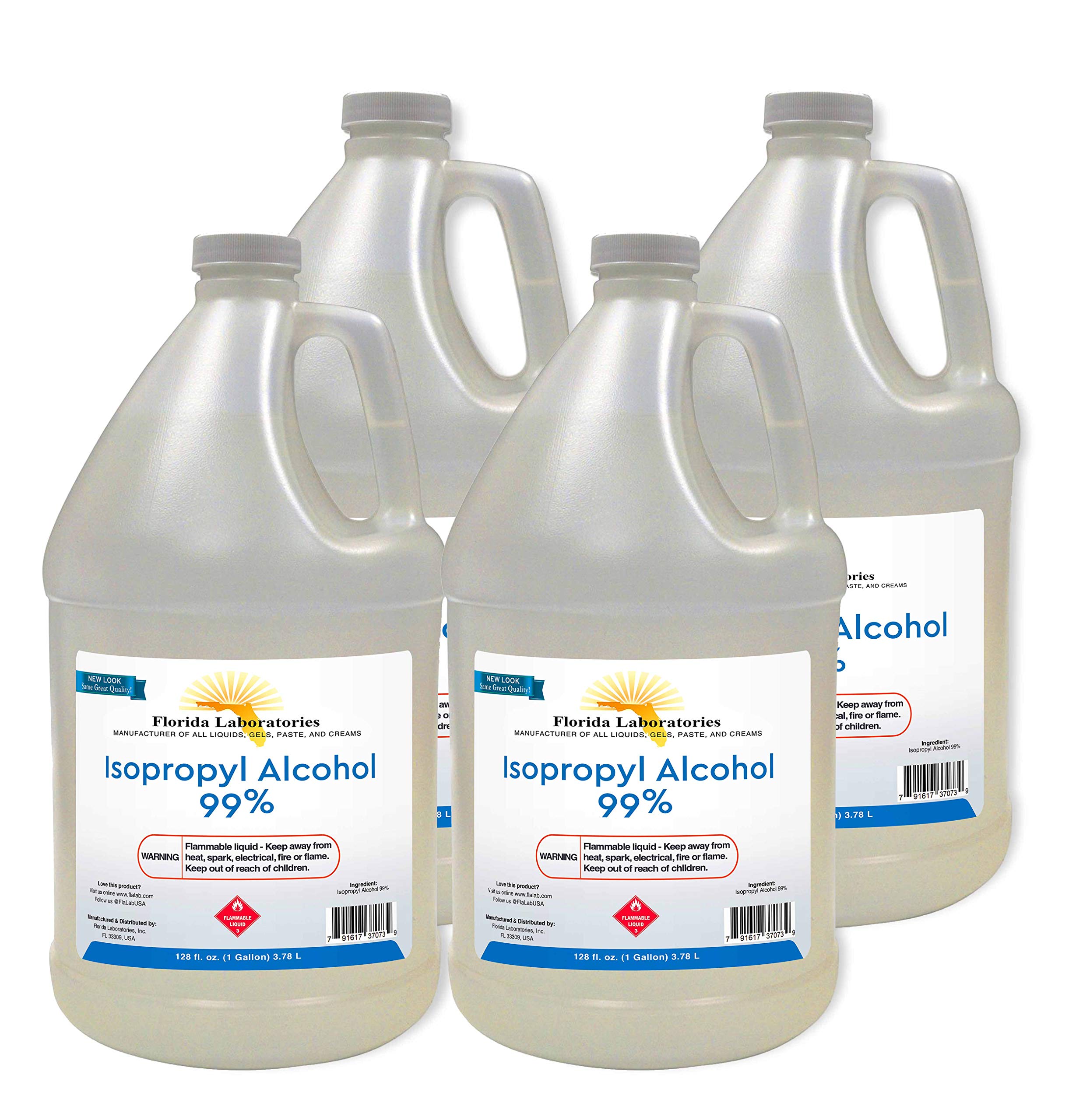 Isopropyl Alcohol Grade 99% Anhydrous - 4 Gallon