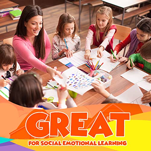 Bended Productions 183 Question a Day Cards Elementary School | Teacher Created Morning Meeting Chips for Teachers and Students | Classroom Conversation & Writing Prompt Cards Grades K-2