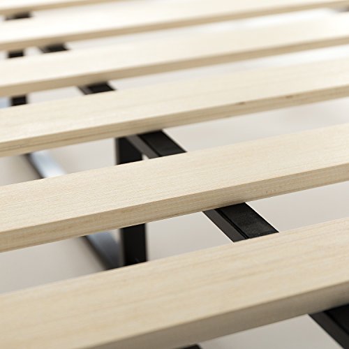 ZINUS Metal Box Spring with Wood Slats, 9 Inch Mattress Foundation, Sturdy Steel Structure, Easy Assembly, Twin XL