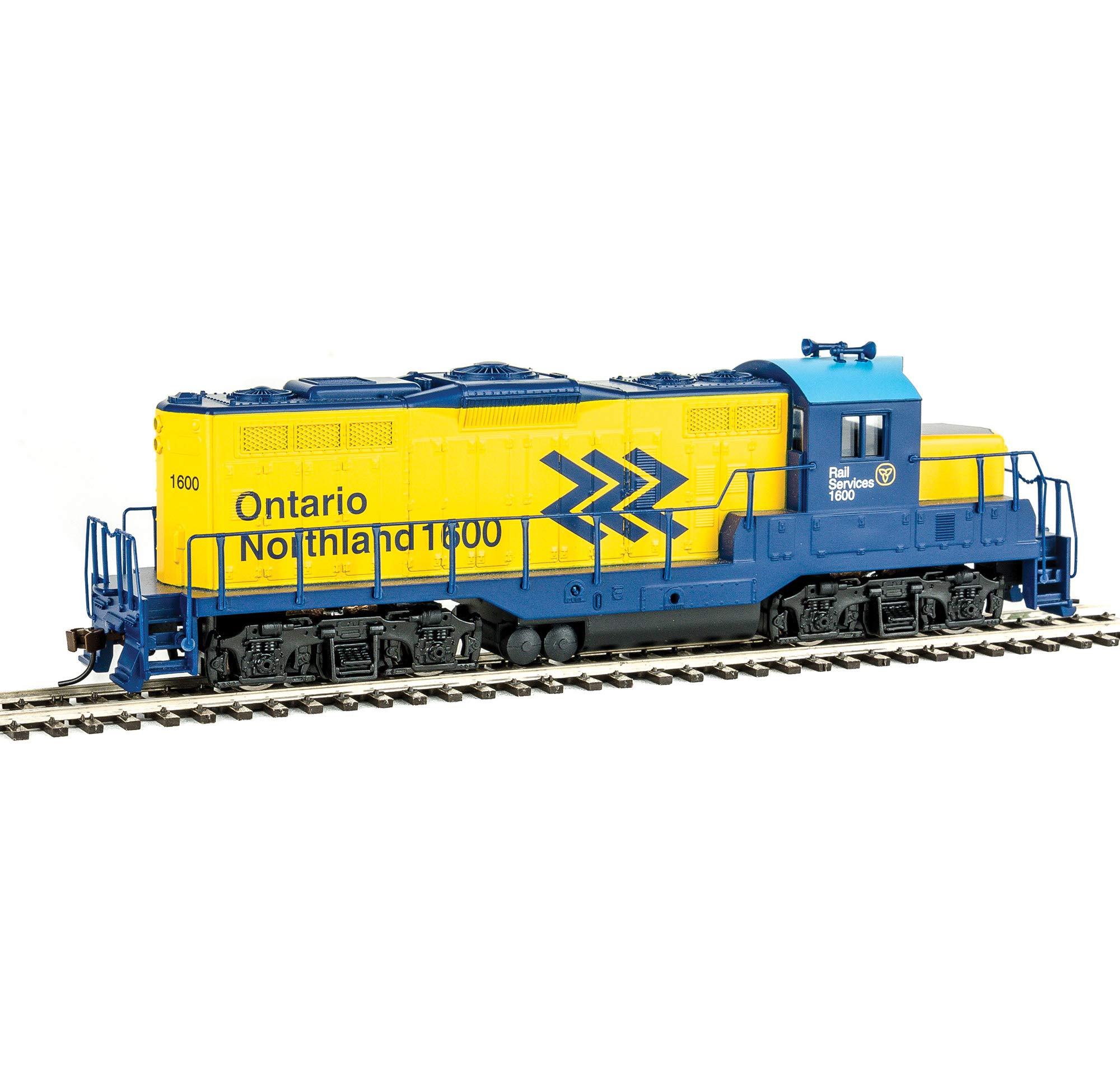 Walthers Trainline HO Scale Model HO Scale Model EMD GP9M Standard DC Ontario Northland #1600