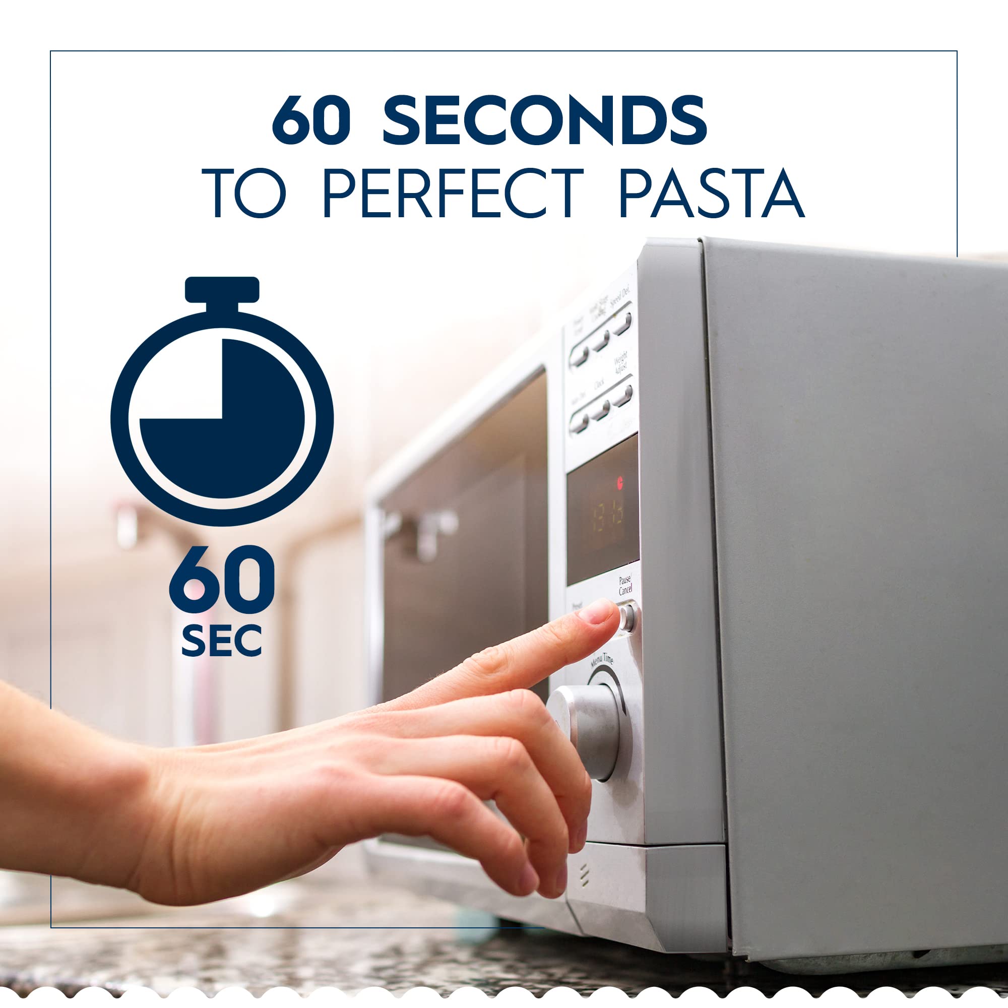 BARILLA Ready Pasta, Penne Non-GMO, No Preservatives 8.5 Ounce (Pack of 6)