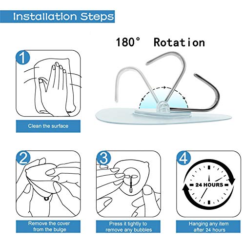 DSMY 20PCS Triangle Self Adhesive Hooks for Hanging Heavy Duty 55 lbs Seamless Sticky Wall Hooks for Hanging Keys Bathroom Shower Outdoor Kitchen Door Home Waterproof