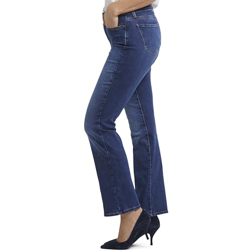 NYDJ Womens Barbara Boot-Cut Jeans, Cooper, 8
