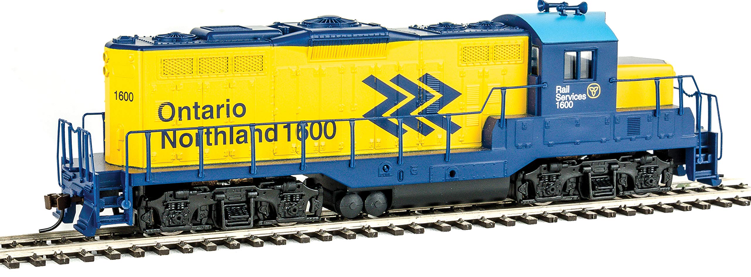 Walthers Trainline HO Scale Model HO Scale Model EMD GP9M Standard DC Ontario Northland #1600