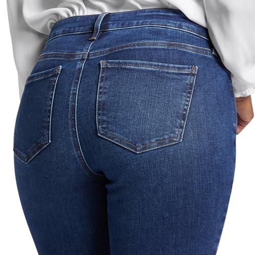 NYDJ Womens Barbara Boot-Cut Jeans, Cooper, 8