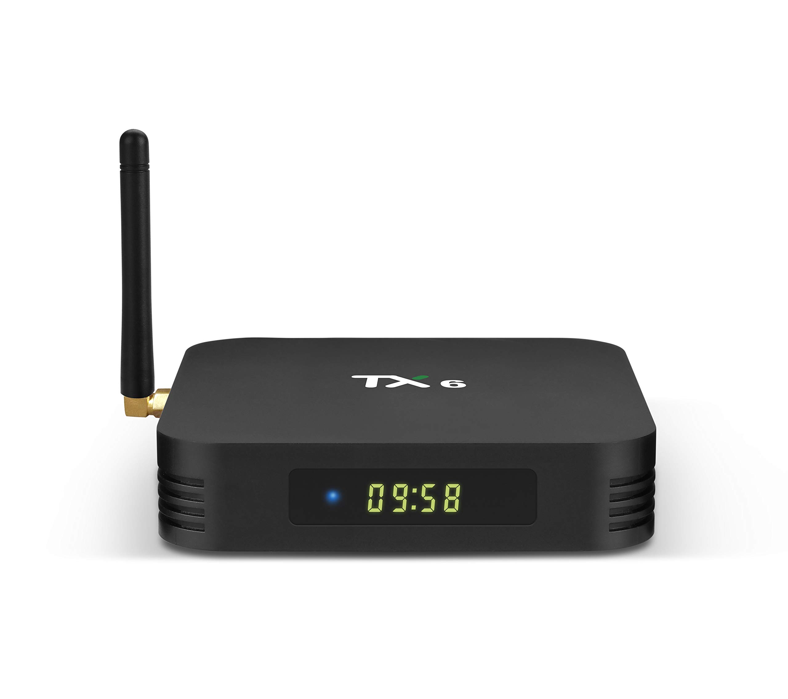 TX6 Android tv Box Android 9.0 4GB DDR3 + 64GB H6 up to 1.5 GHz Quad core ARM Cortex-A53 4K/6K 2.4G+5G WiFi 5.0 BT 4.1 Smart TV Box