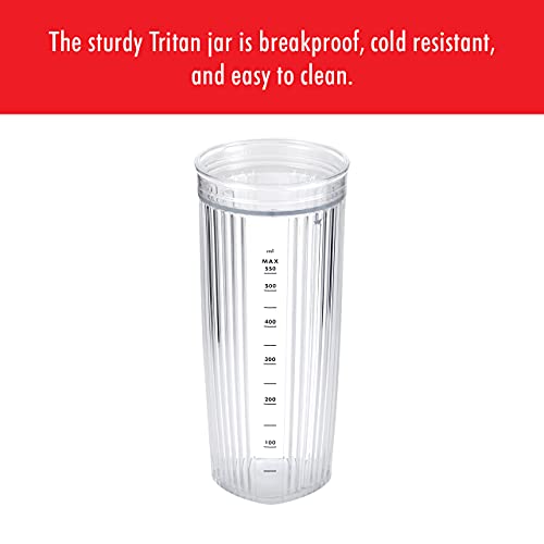 ZWILLING Enfinigy Personal Blender Jar with Drinking Lid and Vacuum Lid - White