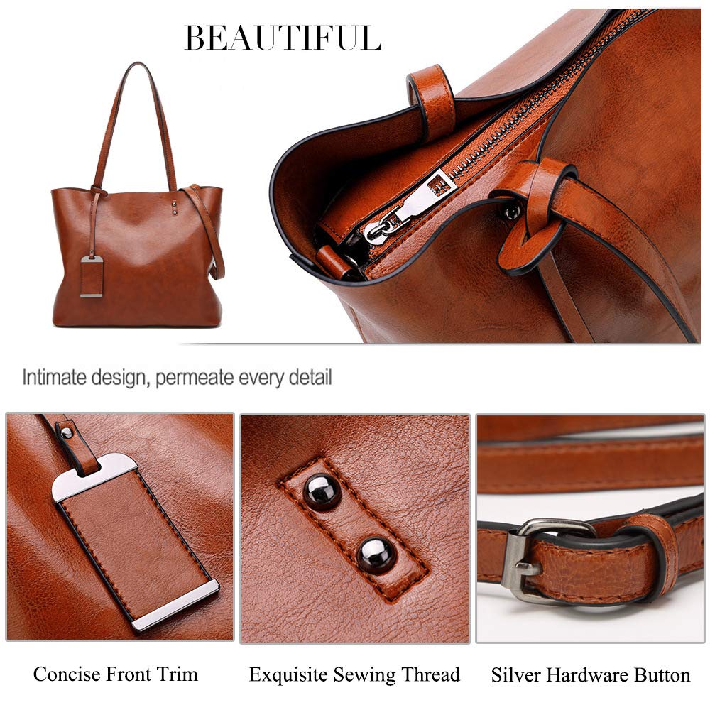 ALARION Women Top Handle Satchel Handbags Shoulder Bag Messenger Tote Bag Purse