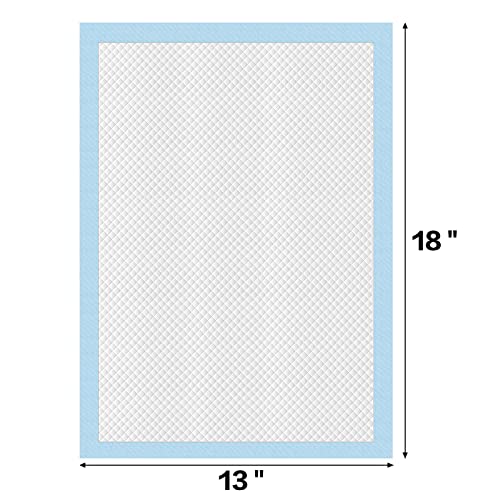 Bolux Dog and Puppy Training Pads, 13βΓ18β Disposable Dog Pee Pads, 100/Counts Ultra Absorbent & Leak-Proof Pet Underpads, Dry Quickly Pee Pad for Dog Cats Rabbits or Other House Training Pets