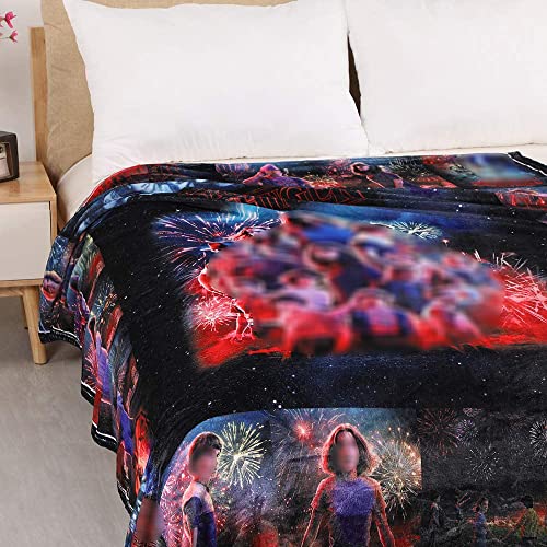 Nelton [60 x 80 inches Plush Throw Fleece Blanket, Lightweight Soft Plush Fluffy Warm Cozy β Perfect for Bed, Sofa