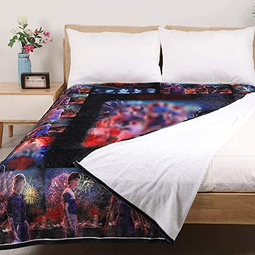 Nelton [60 x 80 inches Plush Throw Fleece Blanket, Lightweight Soft Plush Fluffy Warm Cozy β Perfect for Bed, Sofa