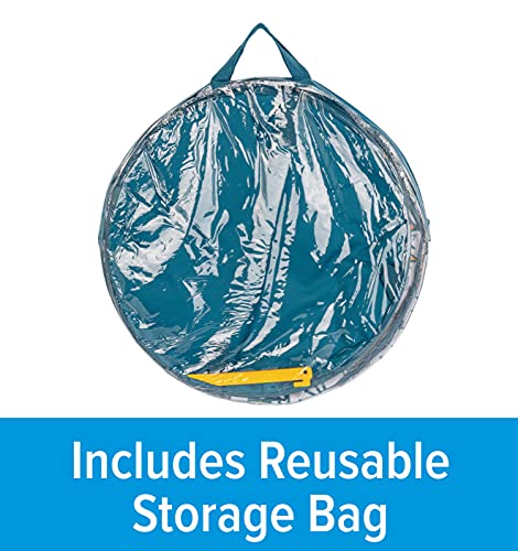 Camco 42997 Life is Better at The Campsite Pop-Up Container, 24-Inches x 18-Inches - Holds 30-Gallon Kitchen-Size Trash Bags - Features a Campsite Design