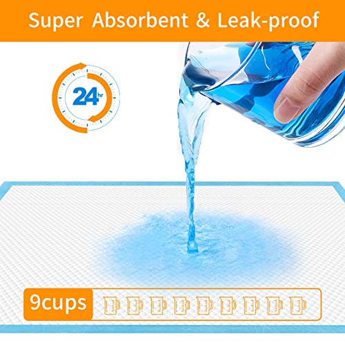 Bolux Dog and Puppy Training Pads, 13βΓ18β Disposable Dog Pee Pads, 100/Counts Ultra Absorbent & Leak-Proof Pet Underpads, Dry Quickly Pee Pad for Dog Cats Rabbits or Other House Training Pets