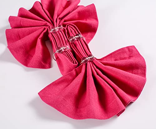 Goroly Home Metal Napkin Rings for Christmas Party Decoration Dinning Table Everyday Use Family Gatherings -Beautiful Emphasize to Your Dining Table Décor- Set of 12 - Silver