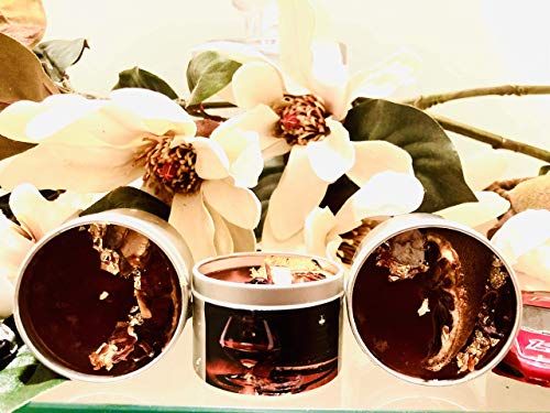 Crystals and Herb Soy Candles|Aromatherapy Candles|Reiki Crystals|Energy Candles|Strong Masculine Scent|Candle Gift Set For Him|Scented Soy