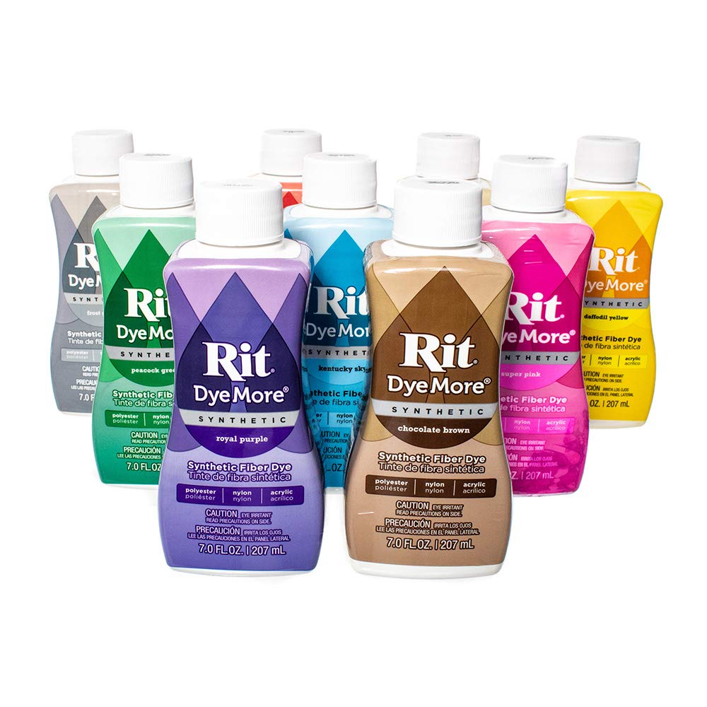 Synthetic Rit Dye More Liquid Fabric Dye β Wide Selection of Colors β 7 Ounces - Frost Gray