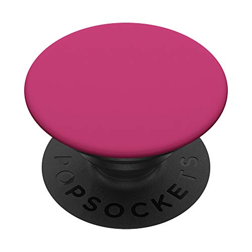 Simple Chic Solid Color Dark Fuchsia Rose Pink PopSockets PopGrip: Swappable Grip for Phones & Tablets
