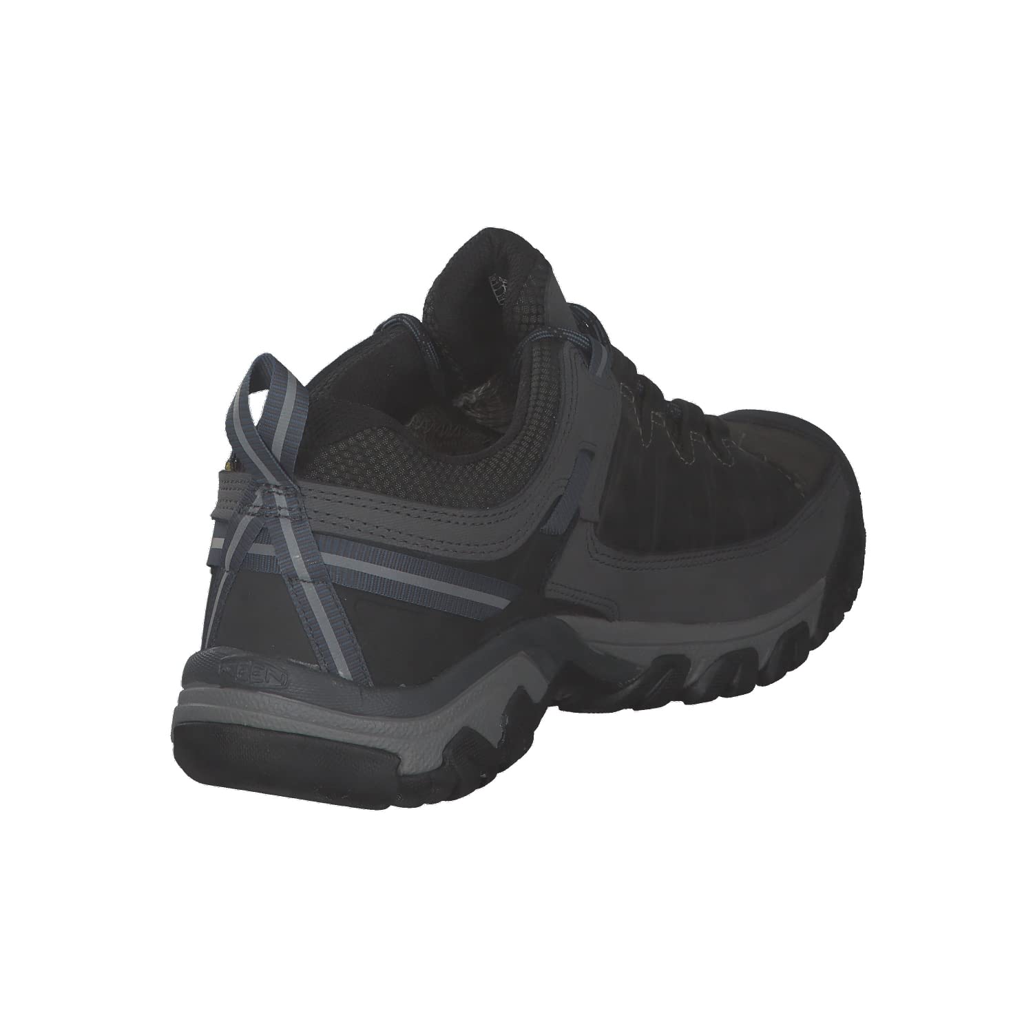 KEEN Men's Targhee 3 Low Height Waterproof Hiking Shoes, Steel Grey/Captains Blue, 8