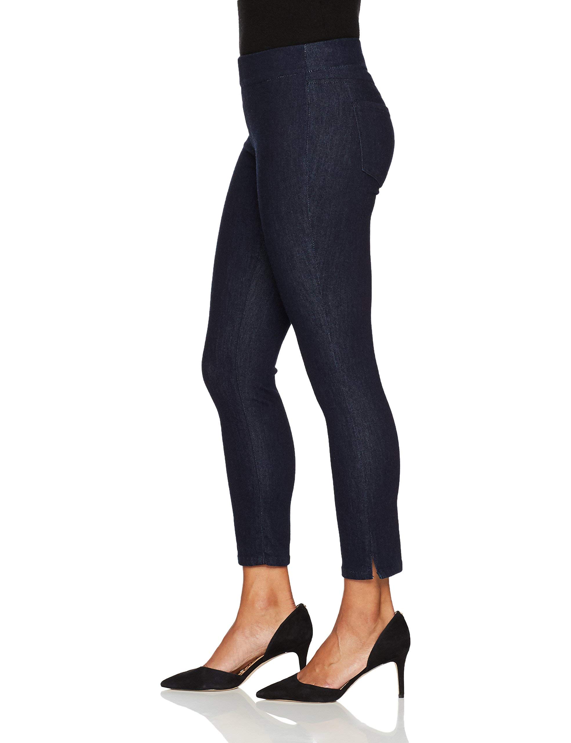 NYDJ Women's Petite Size Alina Pull On Ankle Jeans, Rinse, 10P