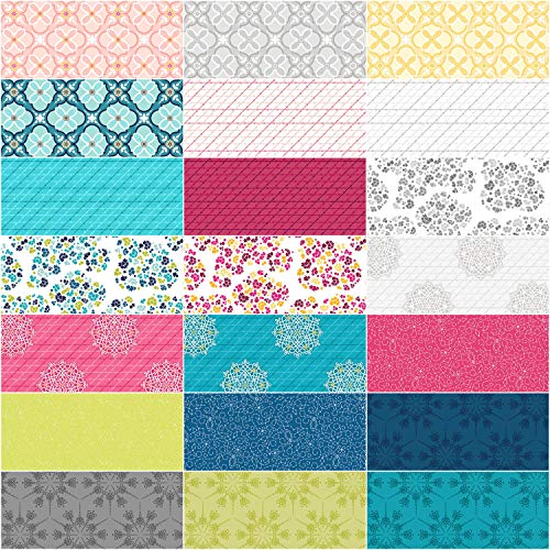 Shelley Cavanna Spring Song Strip-Pies 40 2.5-inch Strips Jelly Roll Benartex