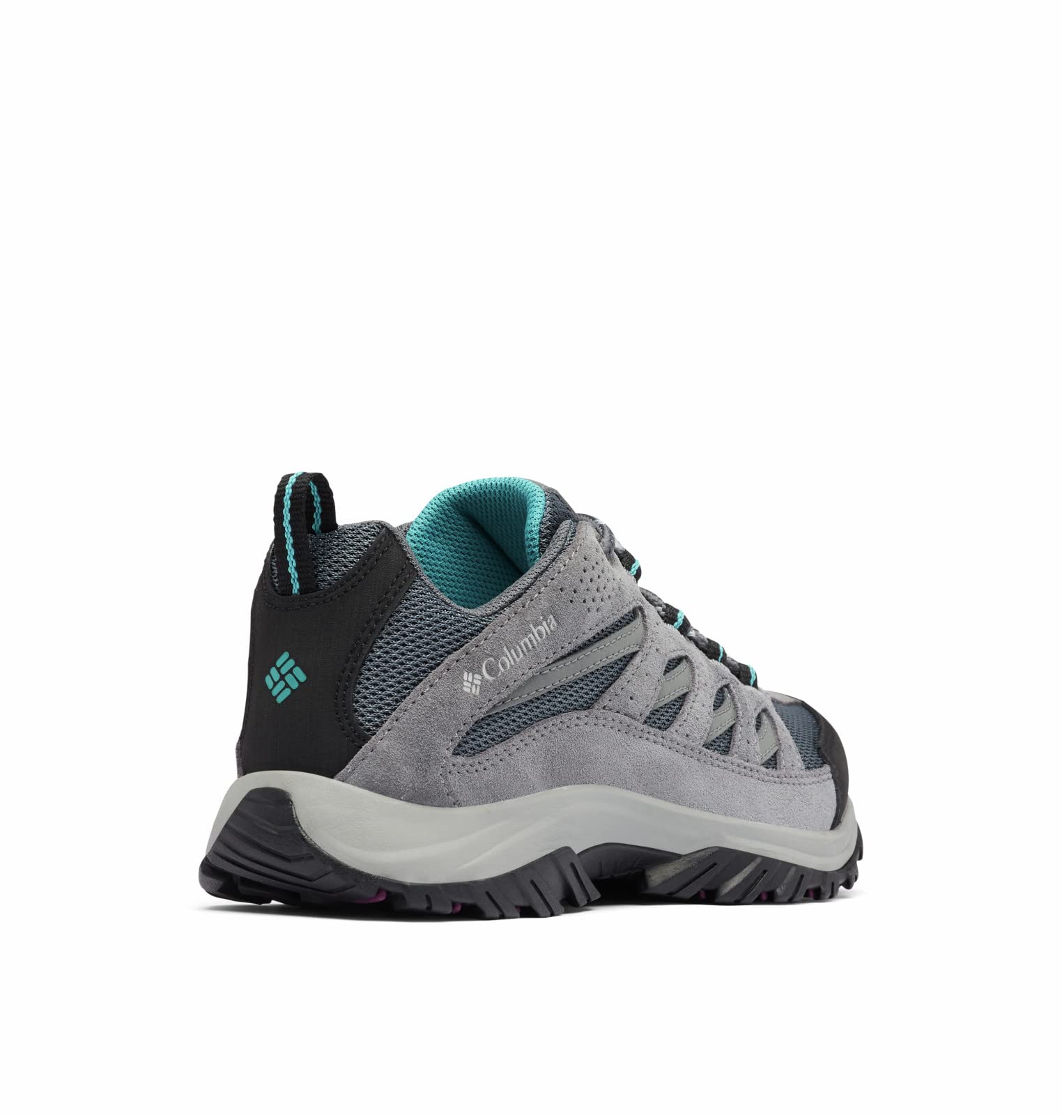 Columbia Womens Crestwood Hiking Shoe, Graphite/Pacific Rim, 8
