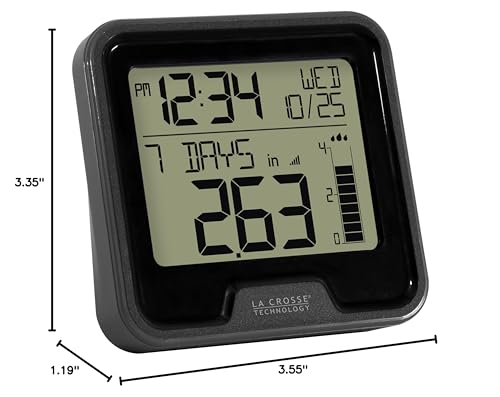 La Crosse Technology 724-1409 Wireless Rain Station , Black